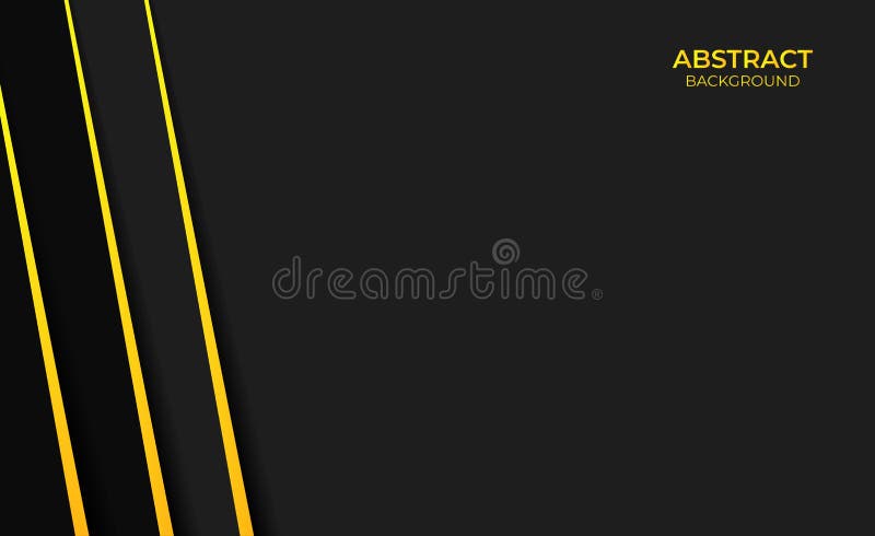 Design Background Yellow and Black Stock Vector - Illustration of ...