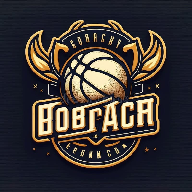 Design Basketball Sport Logo Stock Illustration - Illustration of ...