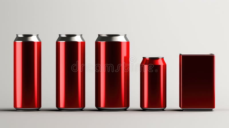 Design beer can template stock illustration. Illustration of shape ...