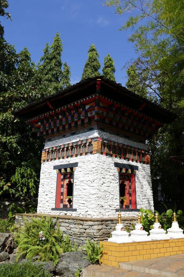 Bhutan Architecture stock image. Image of column, religion - 5630973