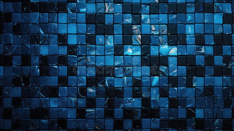 Design black blue texture stock illustration. Illustration of mosaic ...