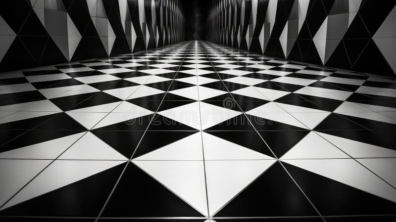 Design Black and White Diamond Pattern Stock Illustration ...