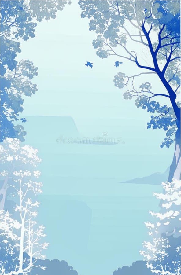 Clean Invitation Template Design with Frame. Oil, Impasto. Watercolour ...