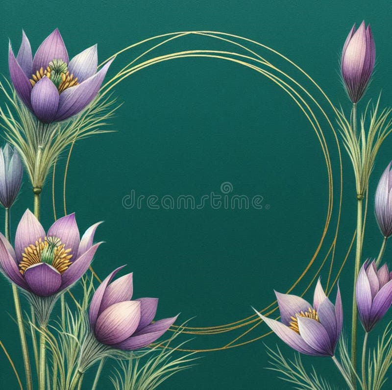 Clean Invitation Template Design with Frame. Oil, Impasto. Watercolour ...