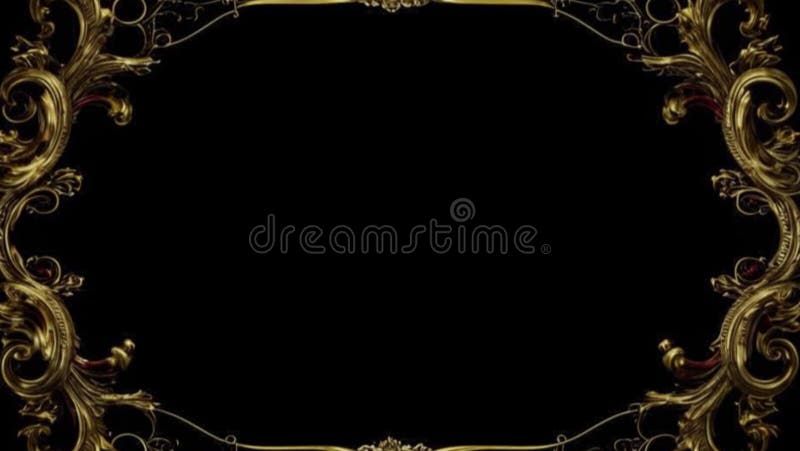 Clean Invitation Template Design with Frame. Oil, Impasto. Watercolour ...