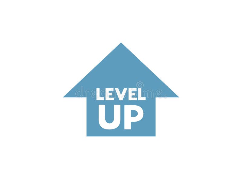 Level up icon stock vector. Illustration of victory - 157152147