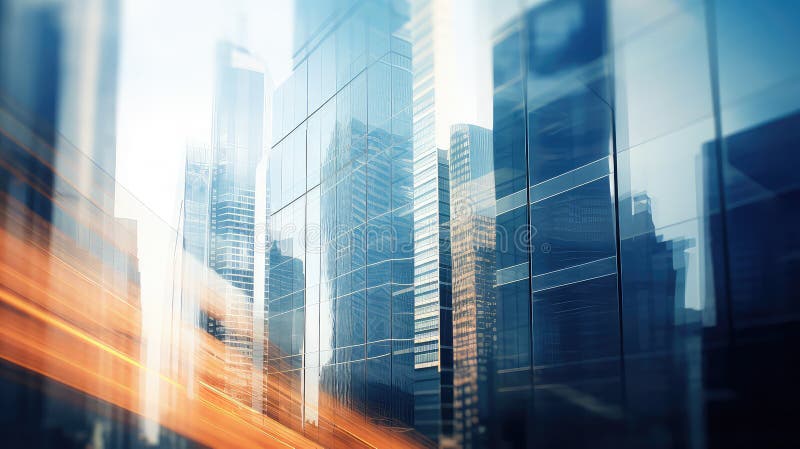 Design Blur Architecture Business Stock Illustration - Illustration of ...