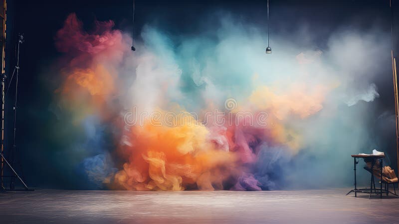 Design Blur Studio Background Stock Illustration - Illustration of ...