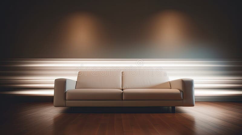 Design Blurred Interior Couch in Stock Illustration - Illustration of ...