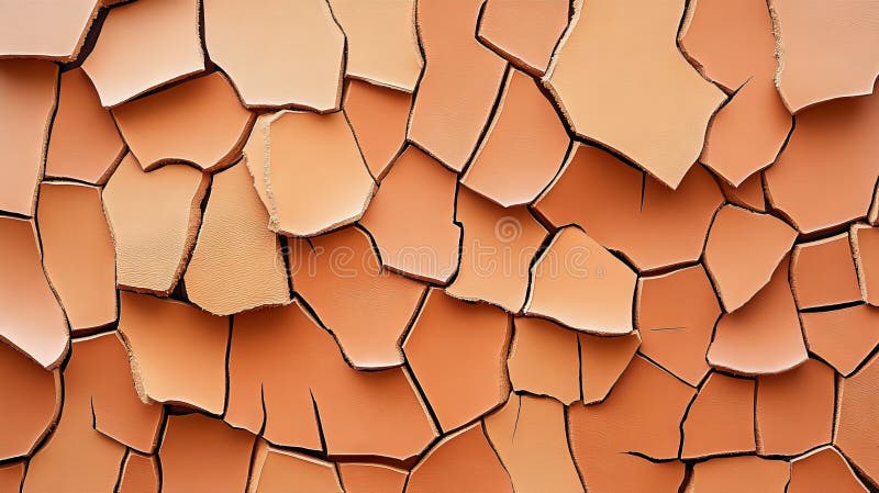 This Design Boasts a Rustic Vintage Aesthetic with a Cracked Brown ...