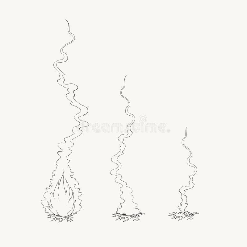 Design of bonfire draw stock vector. Illustration of flat - 327580991