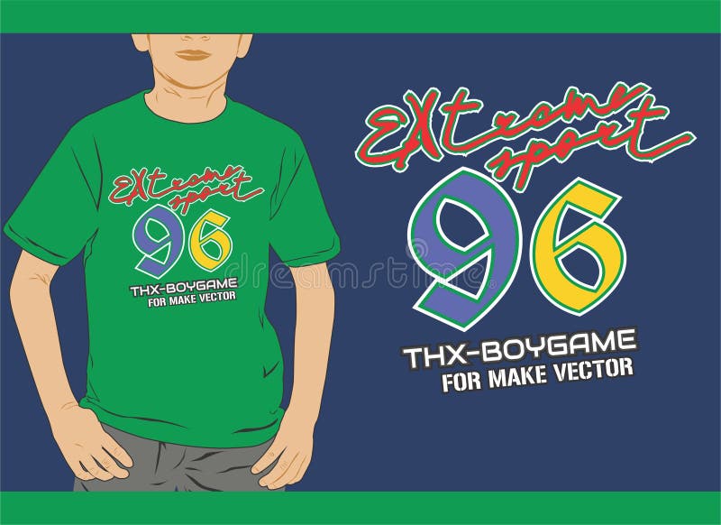 Design Boys T-shirt for Print Stock Vector - Illustration of clipart ...