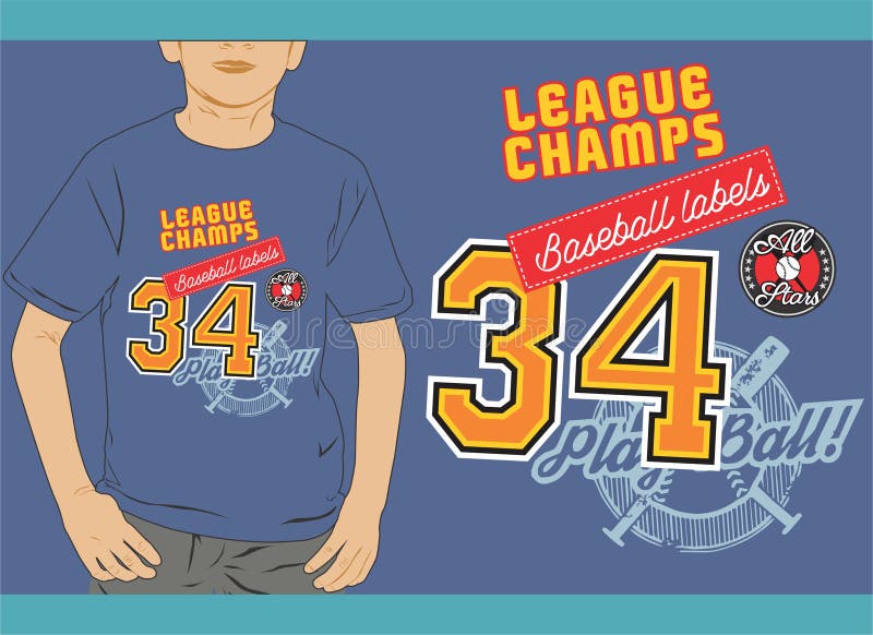 Design Boys T-shirt for Print Stock Vector - Illustration of neck, boys ...