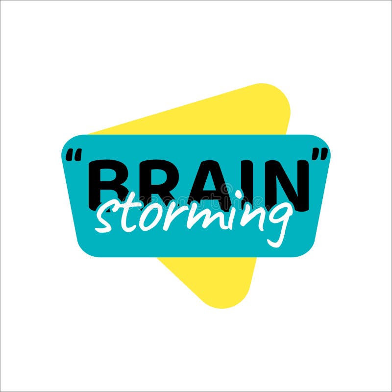 Design about Brainstorming Concept Stock Vector - Illustration of ...