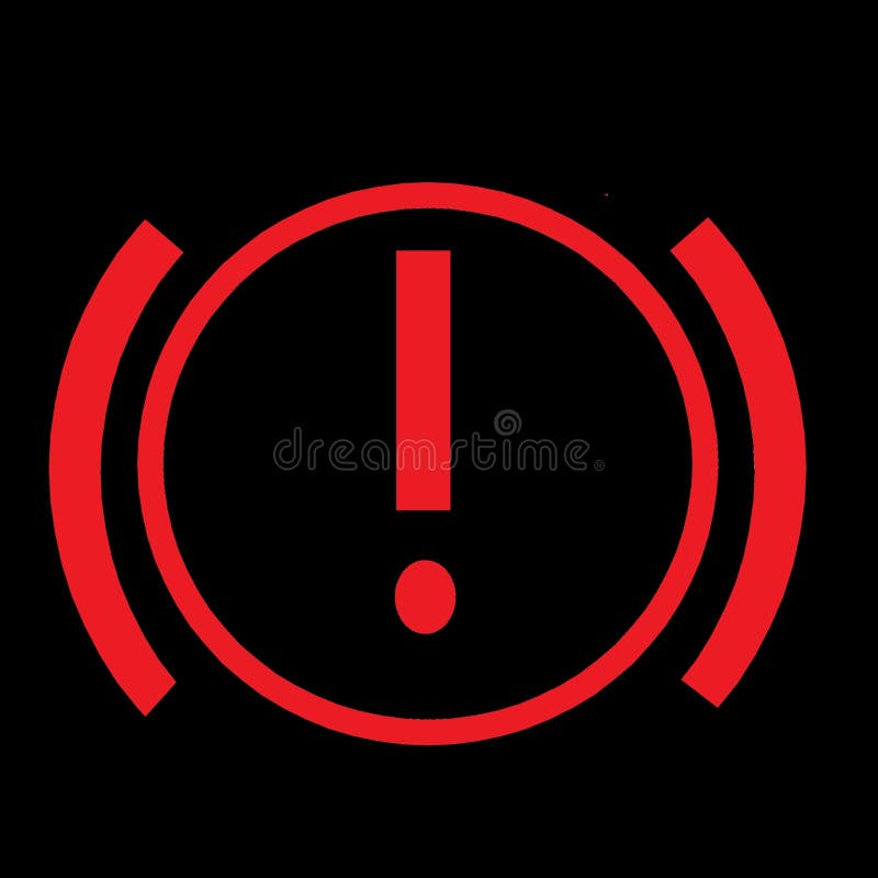 Brake Warning Light Handbrake on Light Brake System Warning Light Stock ...