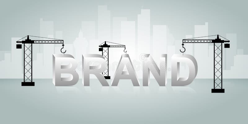 Design Brand Building Concept, Stock Vector - Illustration of ...