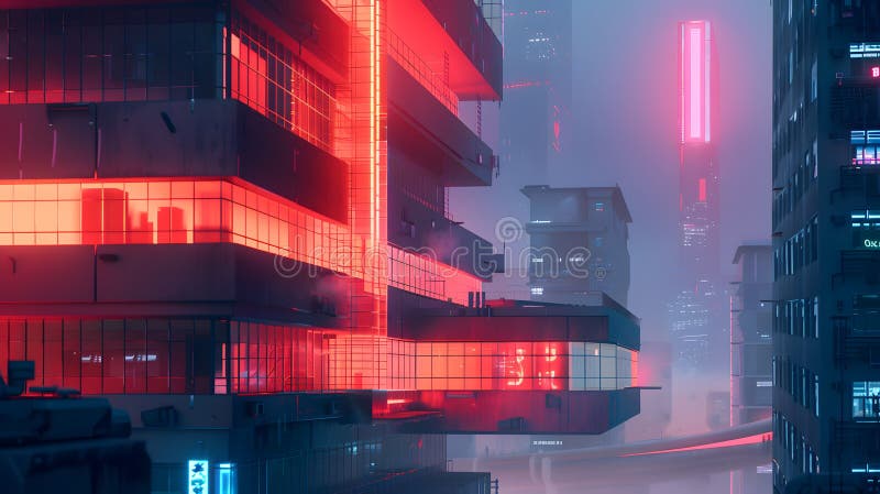 Design a Brutalist Inspired Building with a Calm Background Stock ...