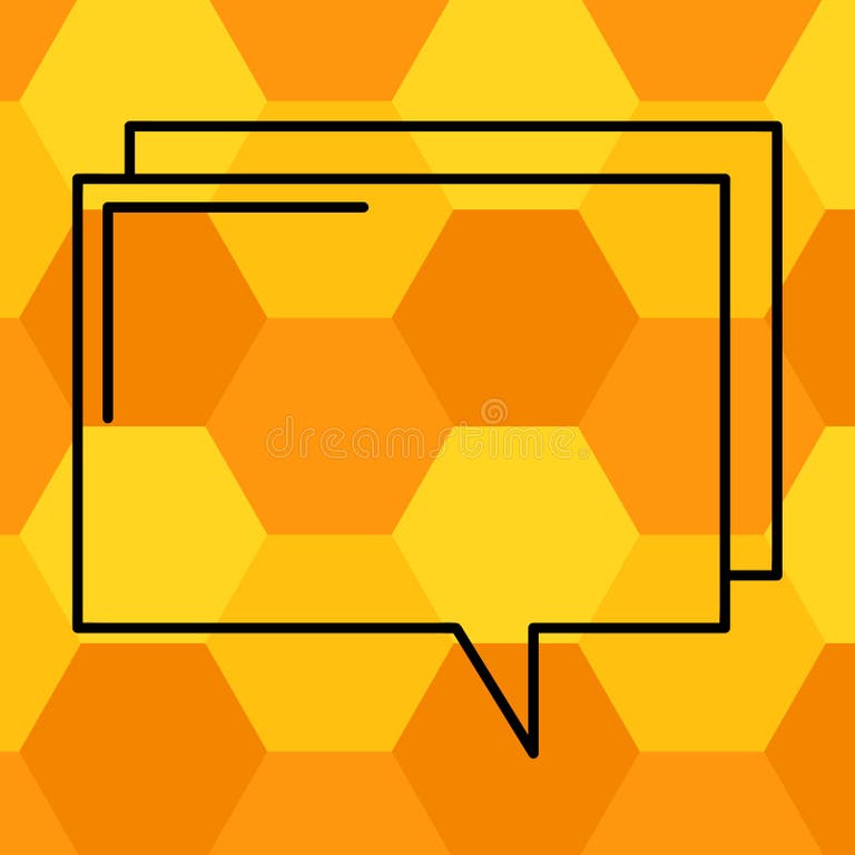 Rectangular Outline Transparent Comic Speech Bubble Stock Illustrations ...