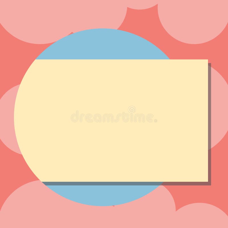 Design Business Empty Template Isolated Minimalist Graphic Layout ...