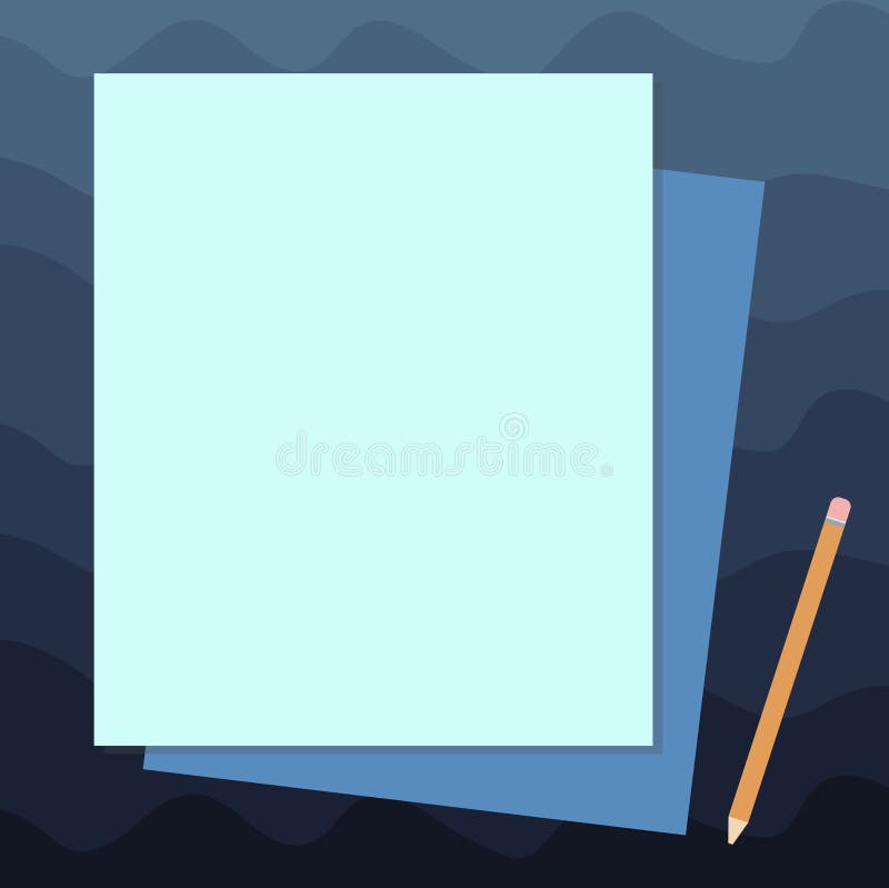 Design Business Empty Template Isolated Minimalist Graphic Layout ...