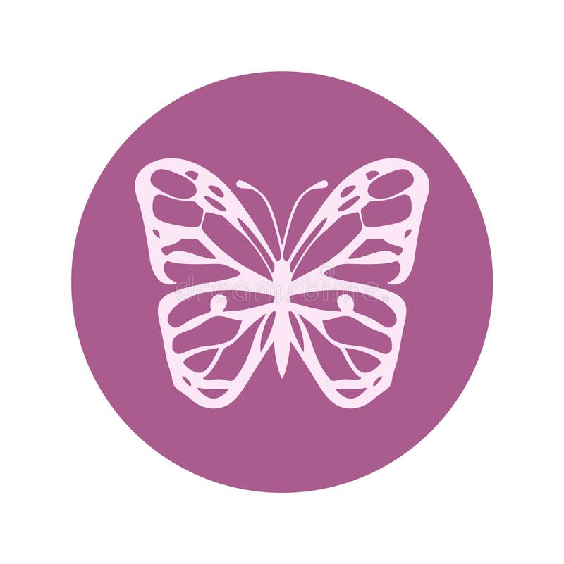 Design of butterfly draw stock vector. Illustration of beautiful ...