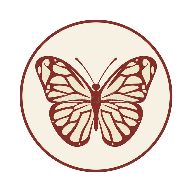 Design of butterfly draw stock vector. Illustration of butterfly ...