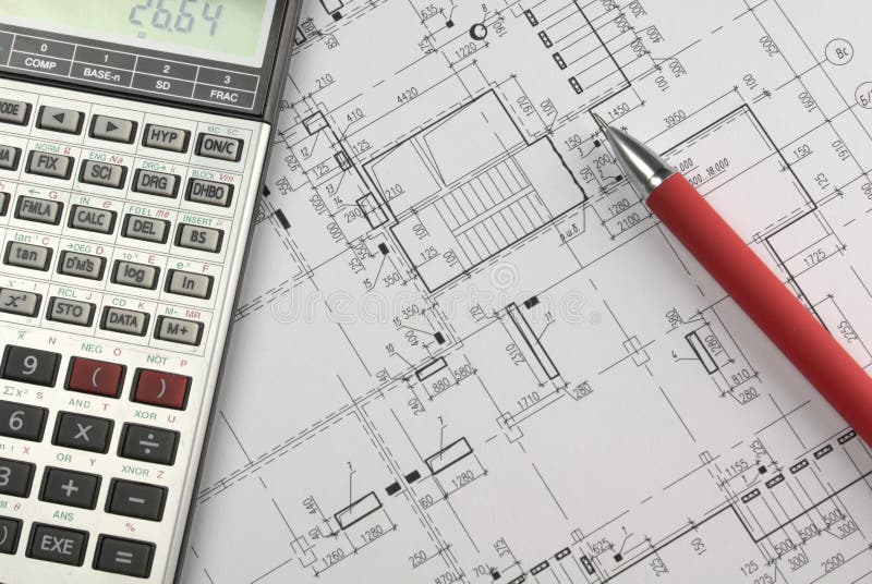 Design calculations stock photo. Image of draft, planning - 4779580