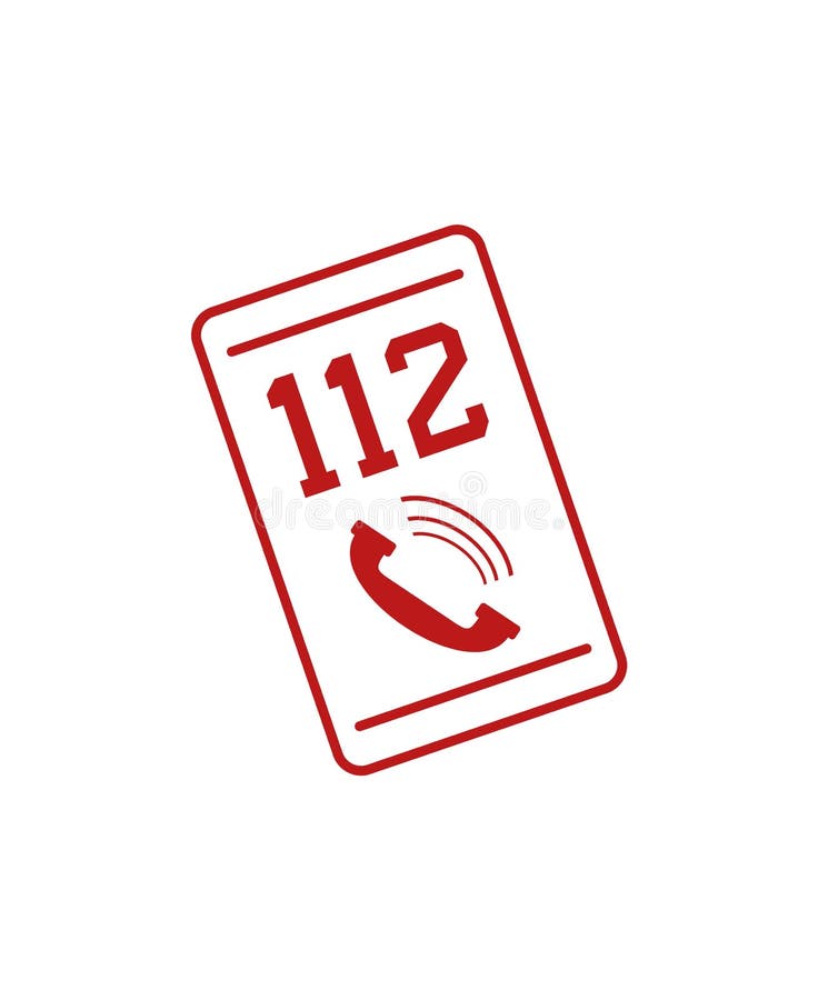 Design of 112 call icon stock vector. Illustration of communication ...
