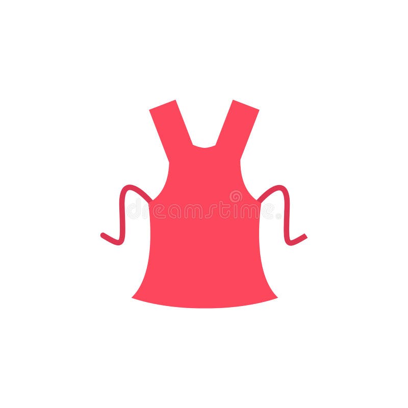Apron Logo Icon Design stock vector. Illustration of symbol - 128546539