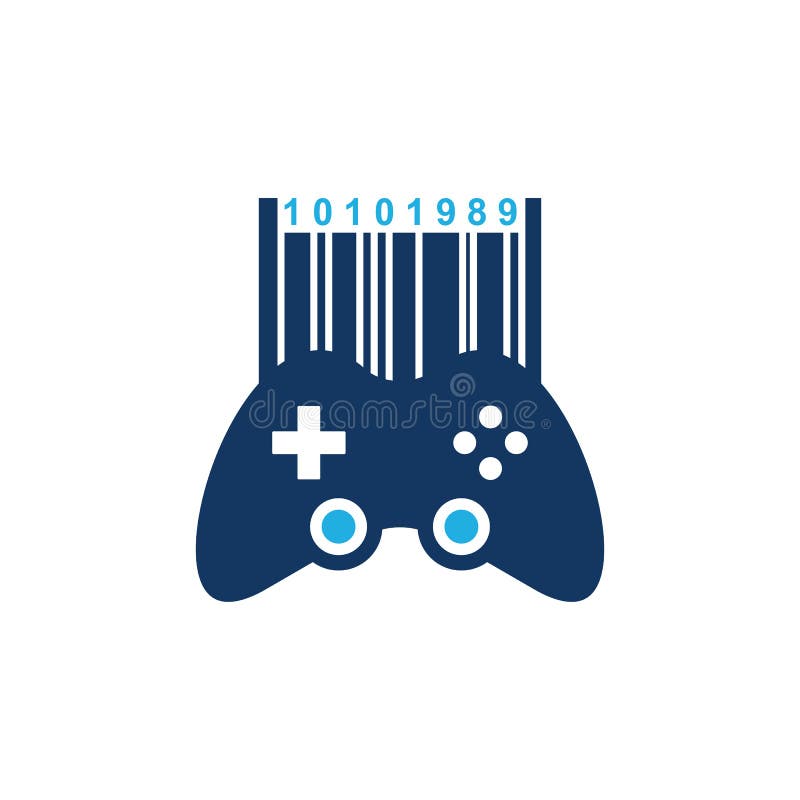 Barcode Idea Head Logo Icon Design Stock Vector - Illustration of ...