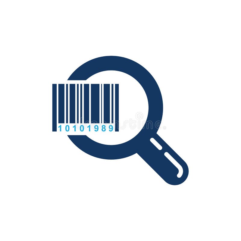 Pin Location Barcode Icon Logo Design Element Stock Vector ...