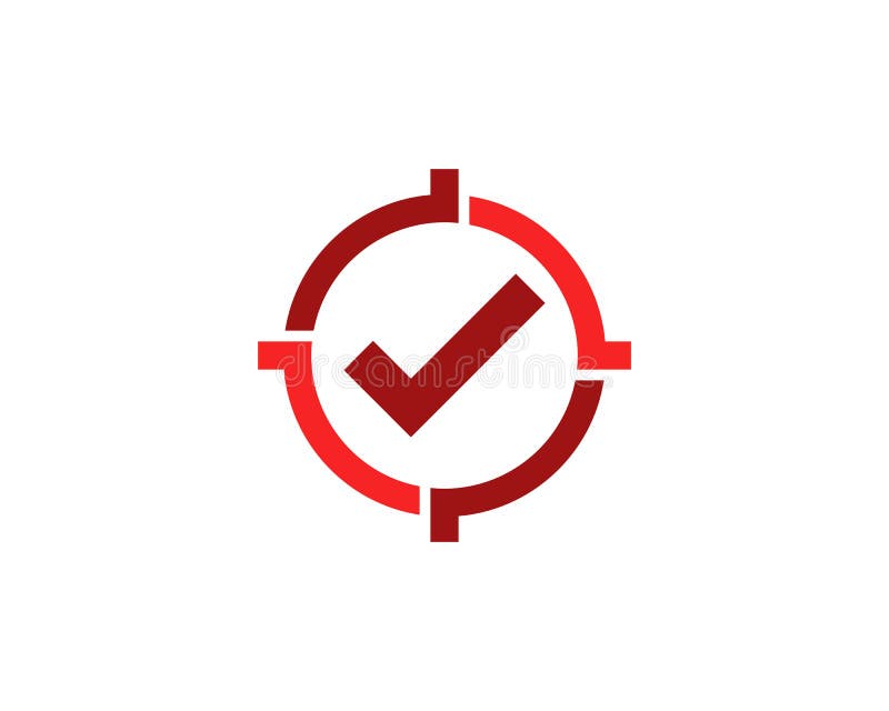 Check Target Logo Icon Design Stock Vector - Illustration of choice ...