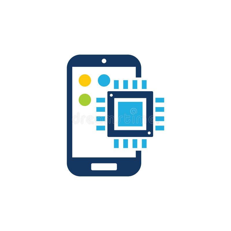 Chip Mobile Logo Icon Design Stock Vector - Illustration of ...