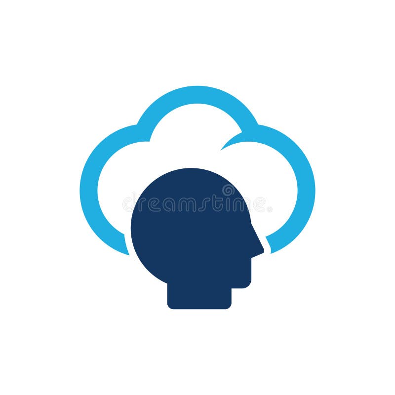 Brain Cloud Head As Idea Stock Illustrations – 584 Brain Cloud Head As ...