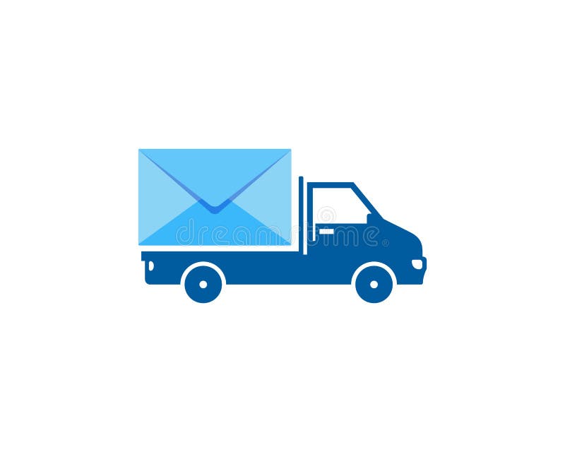 Delivery Mail Logo Icon Design Stock Vector - Illustration of ...