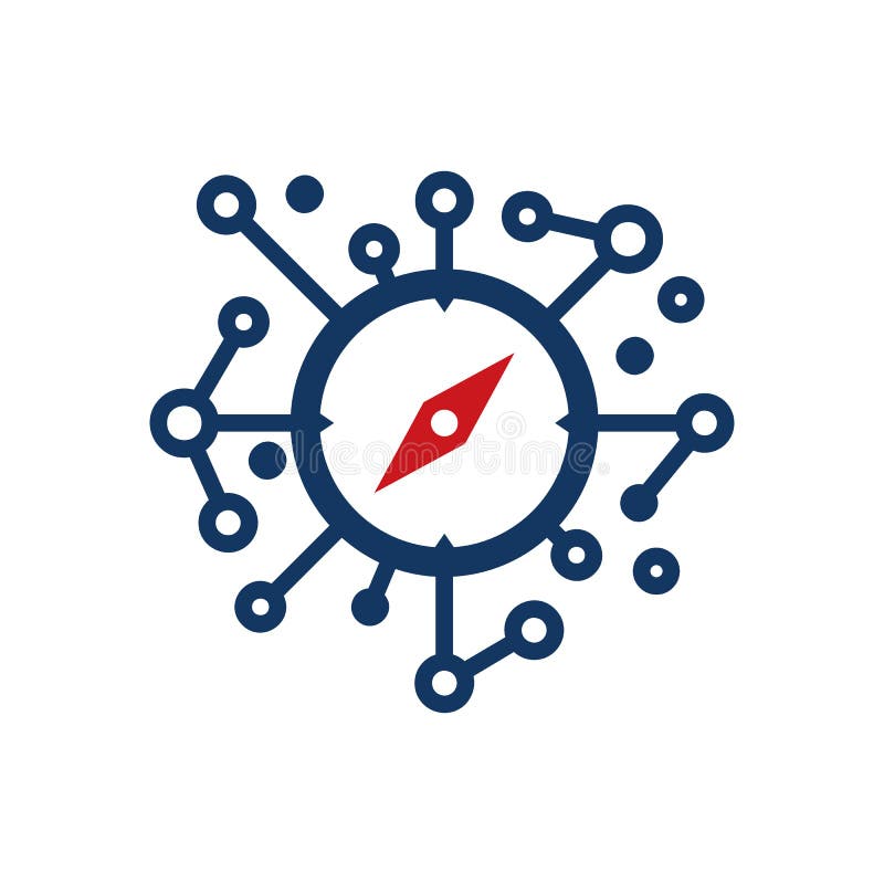 Direction Network Logo Icon Design Stock Vector - Illustration of logo ...