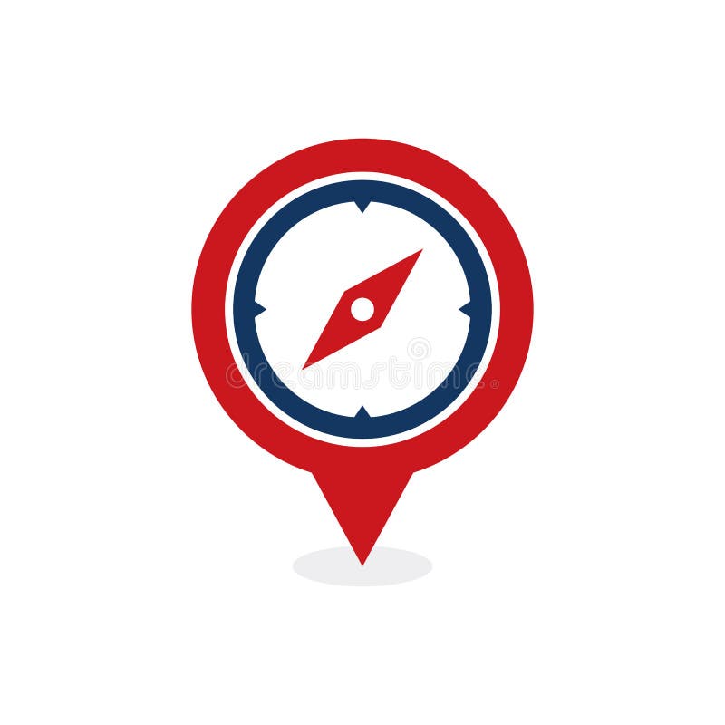 Direction Point Logo Icon Design Stock Vector - Illustration of concept ...