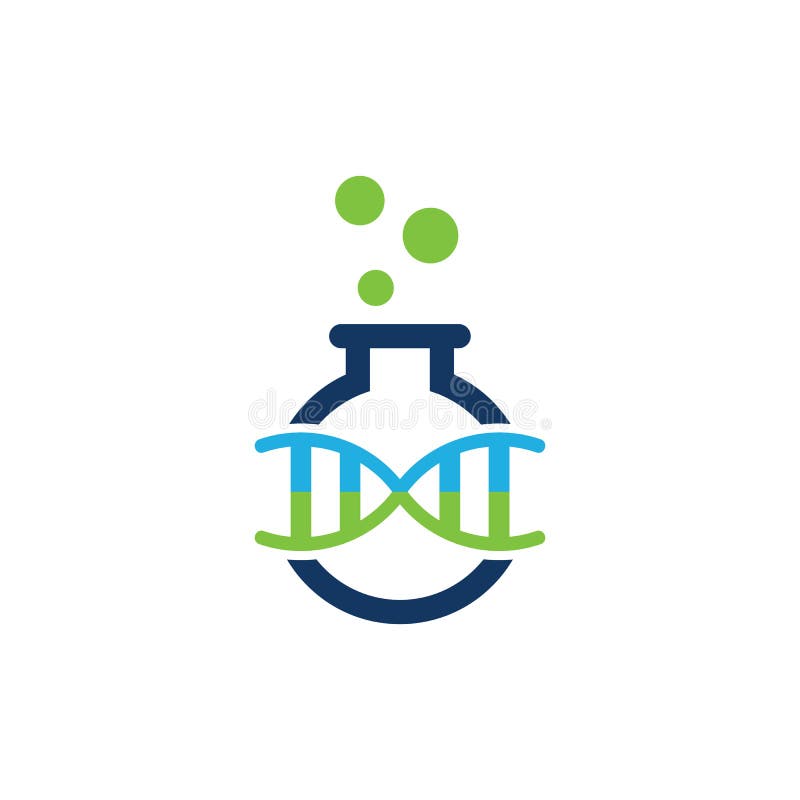 Dna Lab Logo Icon Design stock vector. Illustration of modern - 126492755