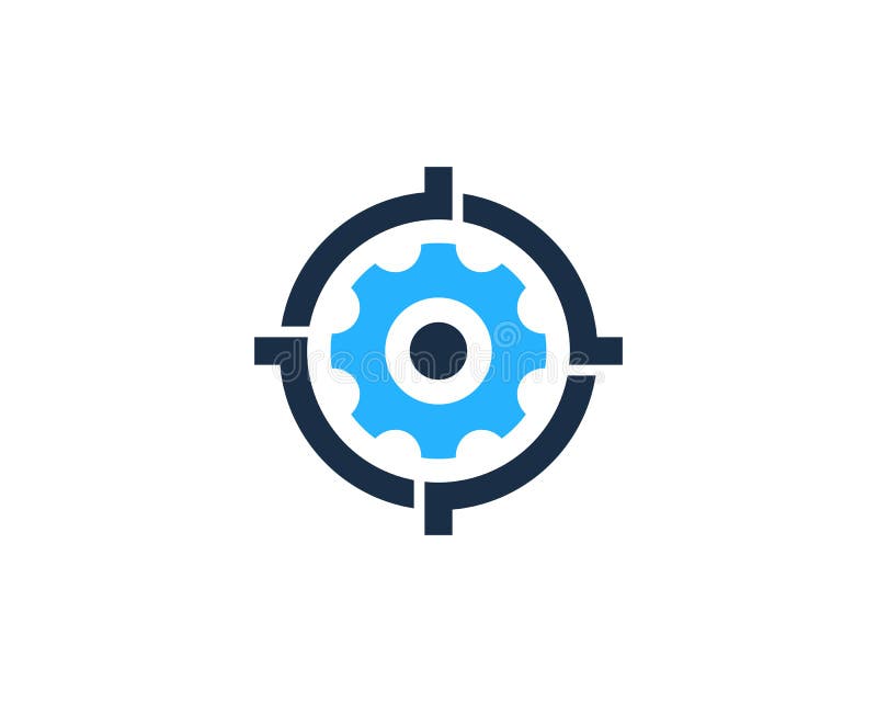 Engineering Target Logo Icon Design Stock Vector - Illustration of ...