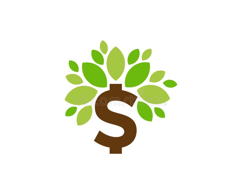 Tree Money Logo Icon Design Stock Vector - Illustration of identity ...