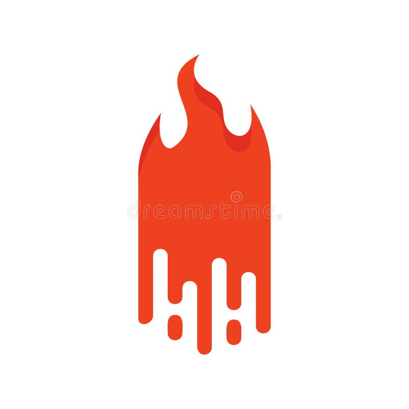 Fire Paint Logo Icon Design Stock Vector - Illustration of decoration ...