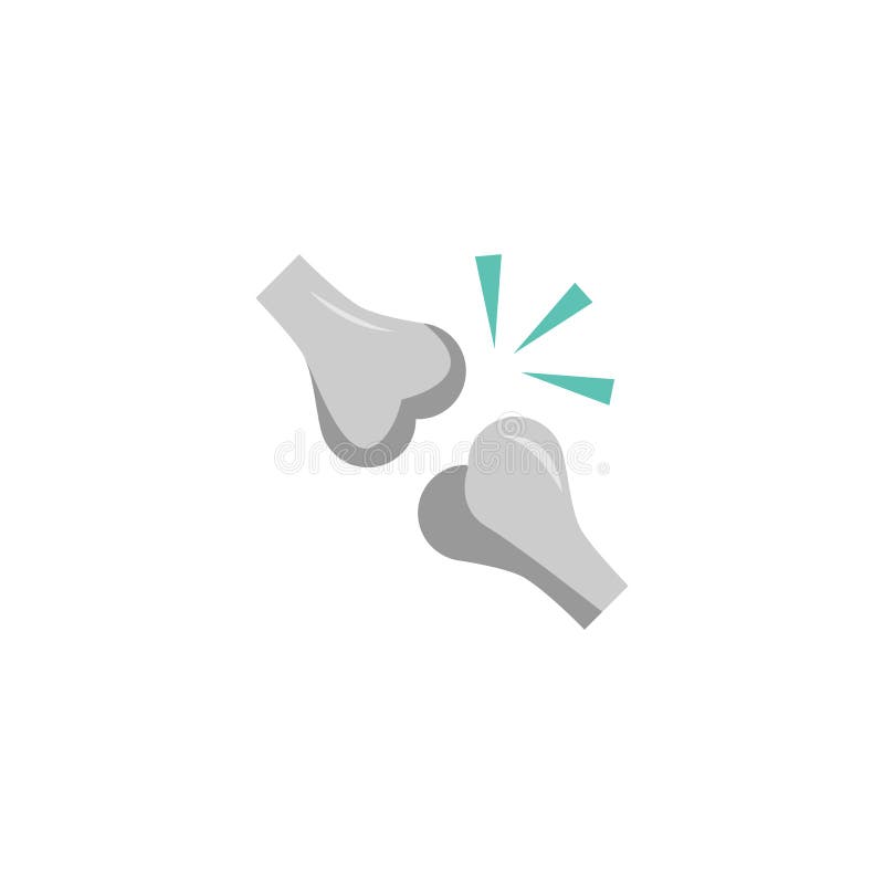 Fractured Bone Logo Icon Design Stock Vector - Illustration of injury ...