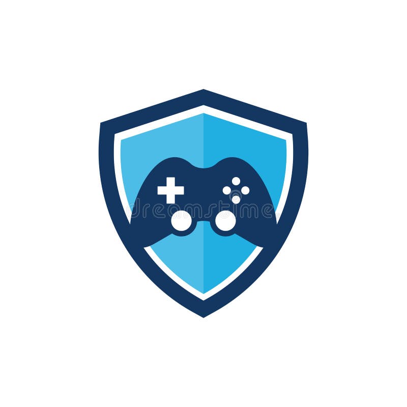 Game Shield Logo Icon Design Stock Vector - Illustration of armor ...