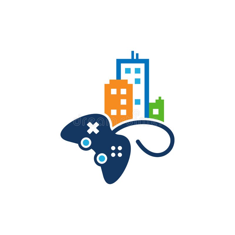 Gaming Logo Design City Stock Illustrations – 72 Gaming Logo Design ...