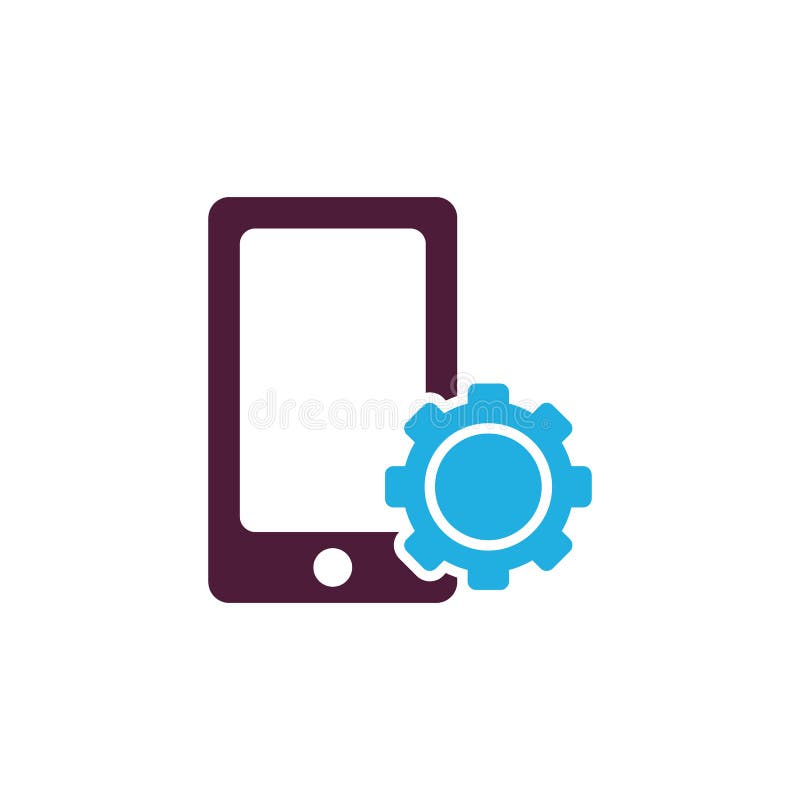 Factory Mobile Logo Icon Design Stock Vector - Illustration of ...