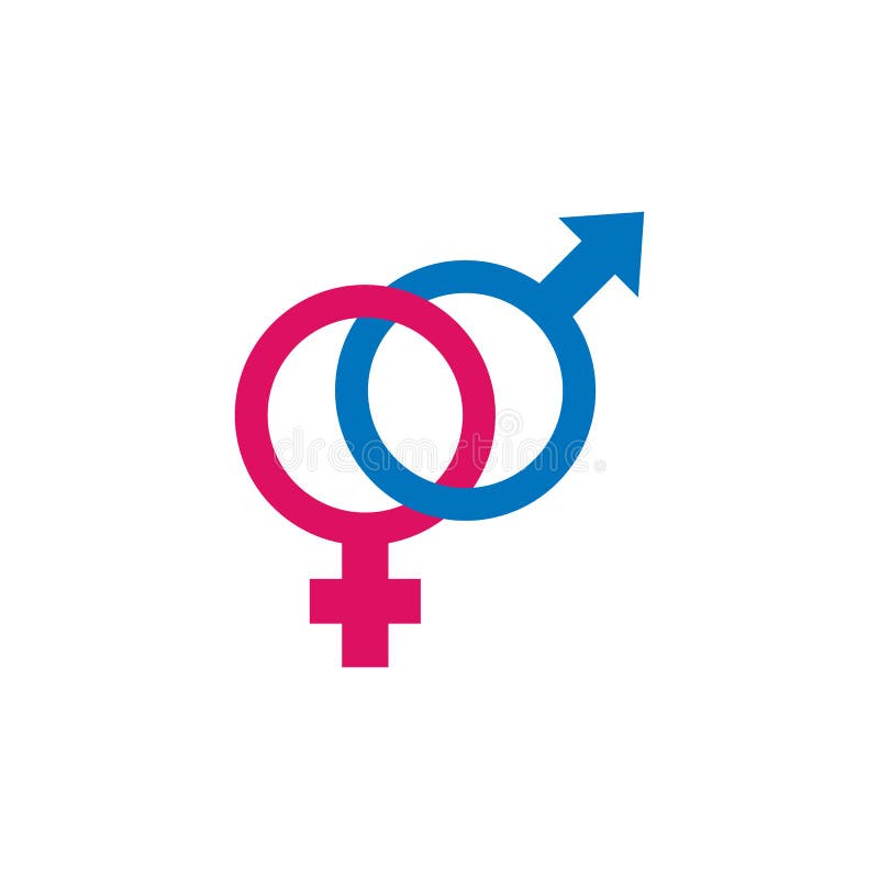 Gender Logo Icon Design stock vector. Illustration of icon - 128546506