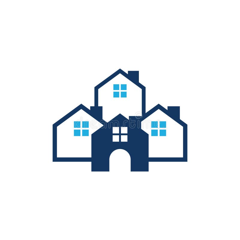 Group House Logo Icon Design Stock Vector - Illustration of idea ...
