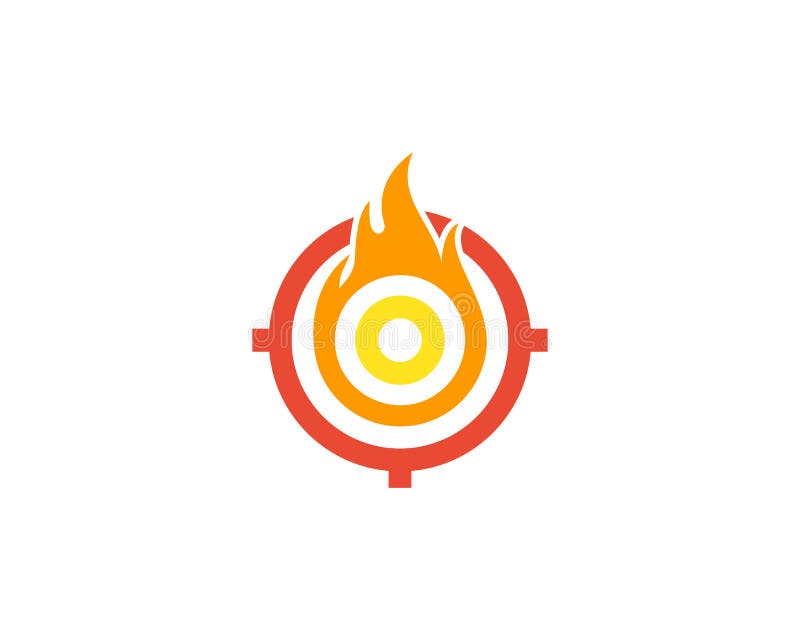 Hot Target Logo Icon Design Stock Vector - Illustration of concept ...