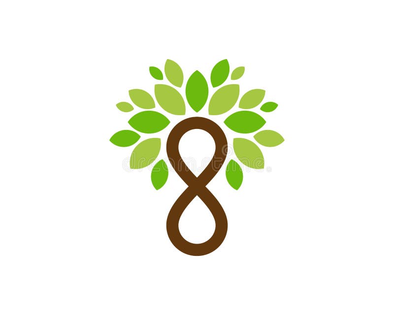 Infinite Tree Logo Icon Design Stock Vector - Illustration of forest ...