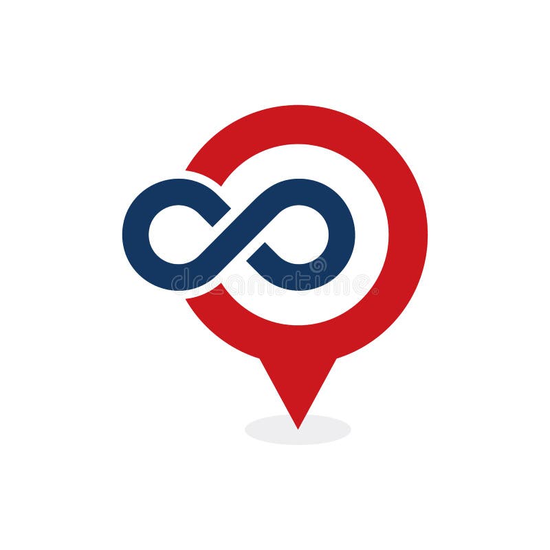 Infinity Point Logo Vector Template, Creative Infinity Logo Design ...